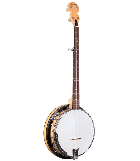 Gold Tone OB-300 | Tree of Life Inlay | Gold Plated Banjo | Engraved