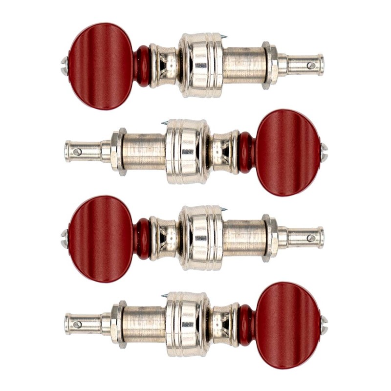 Rickard Cyclone 10:1 High Ratio Banjo Tuners | Brass Red or Black