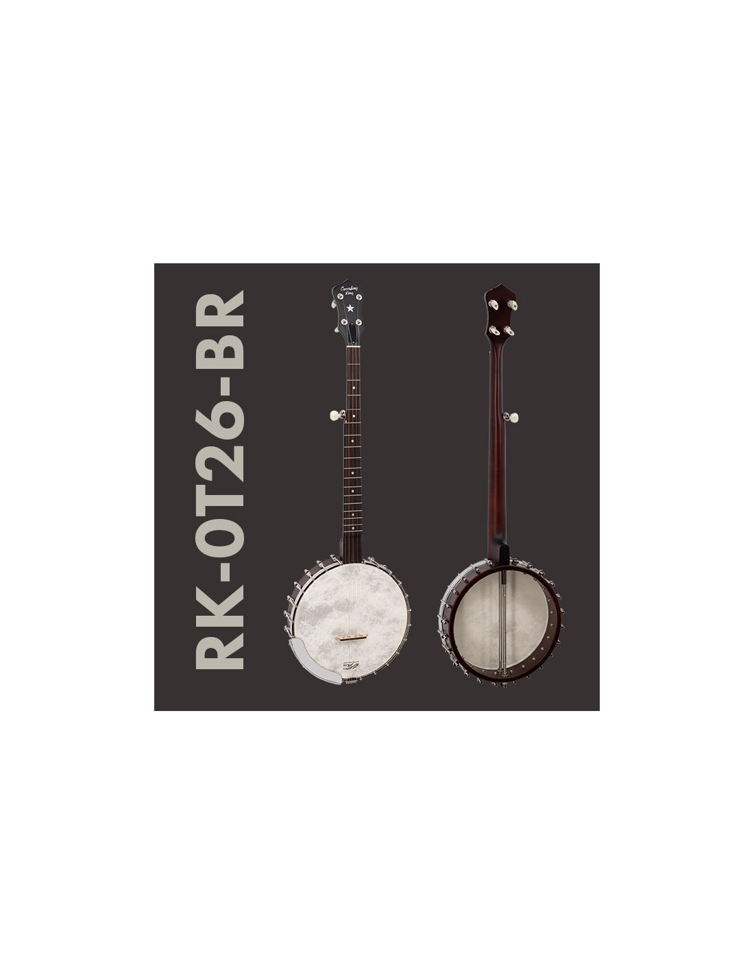 New Recording King RK-OT-26 | White Lady Tone Ring | Clawhammer Banjo