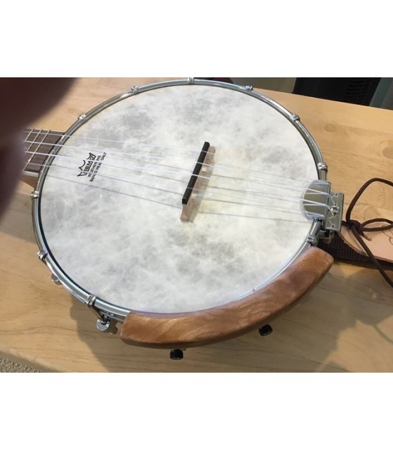 Banjo Armrests | Wood Banjo Armrest | Engraved Banjo Armrest |Nickel