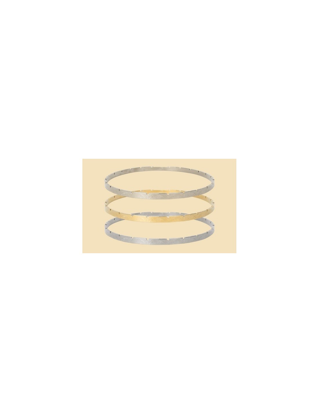 Engraved Tension Hoops for Banjo | 11" | Standard 24 Bracket | Notched