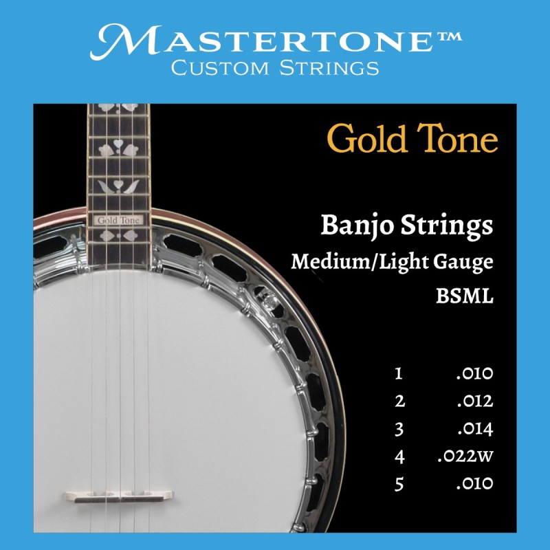 Replacing Strings on Gold Tone Banjo | Banjo Medium Light Gauge