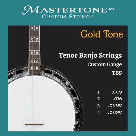Gold Tone Tenor Banjo Strings | Correct String Gauges | 4-string Tenor