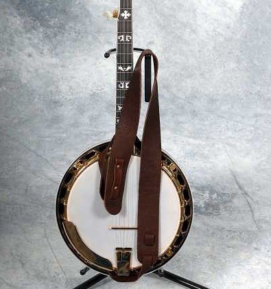 Banjo Straps | Leather Banjo Straps | Cradle Banjo Straps | Adjustable