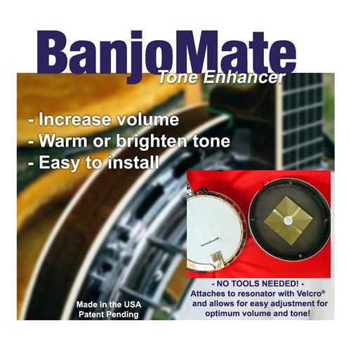 Improve Banjo Sound| Banjo Mate Tone Enhancer | Brass Plated | Nickel
